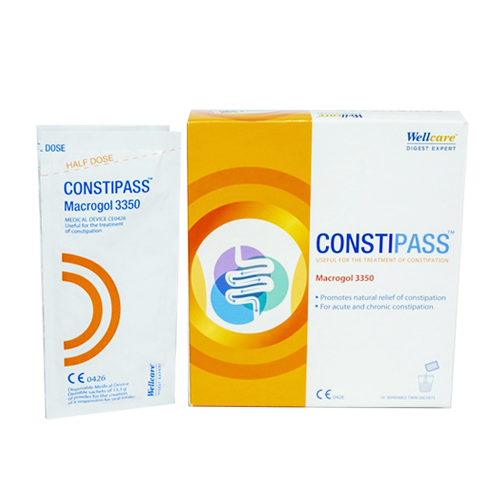 Nhà thuốc Nhân văn. CONSTIPASS (Macrogol 3350) chữa táo bón trẻ em