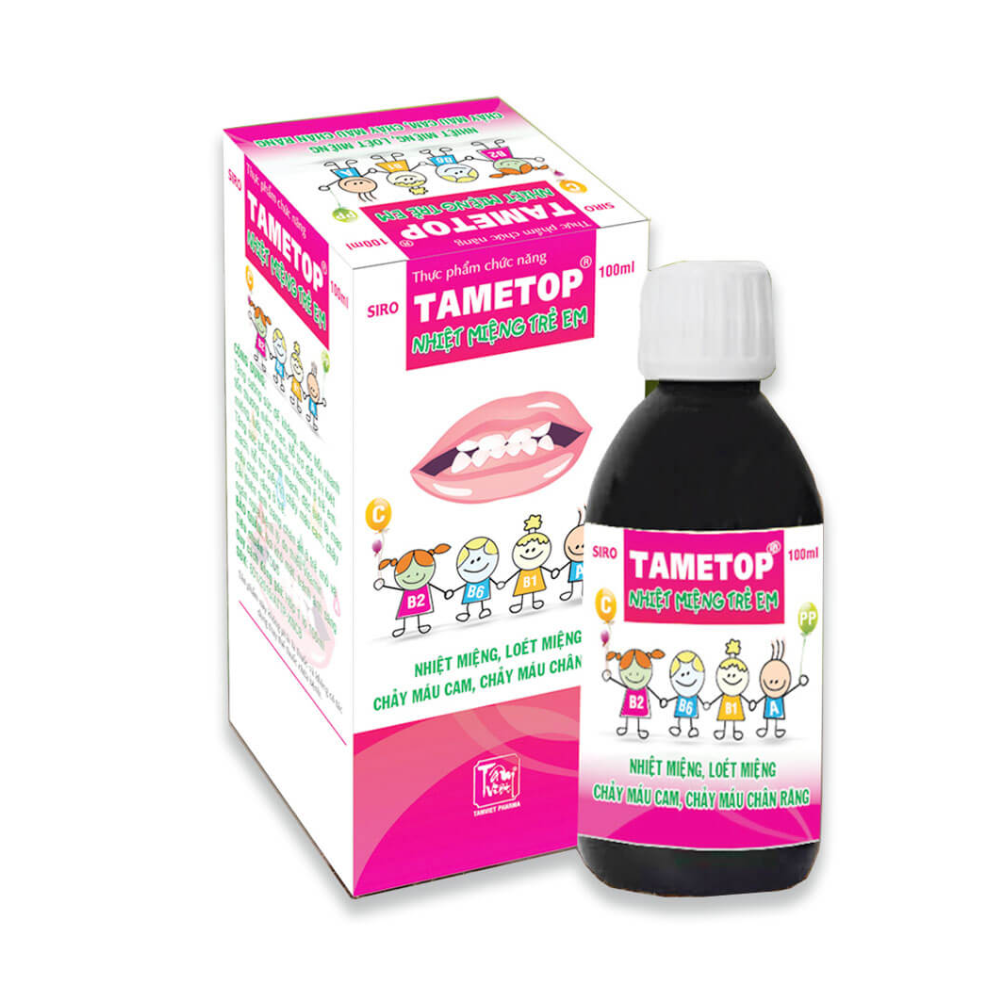 Nhà thuốc Nhân văn. TAMETOP SIRO 100ML