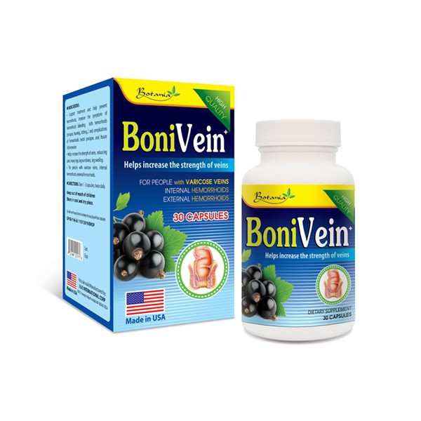 Nhà thuốc Nhân văn. BONIVEIN BOTANIA - Phòng ngừa bệnh trĩ, giảm các ...