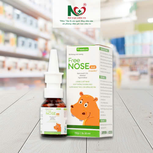 Nhà thuốc Nhân văn. XỊT THÔNG MŨI XOANG FREE NOSE KID 20ML - Làm loãng ...