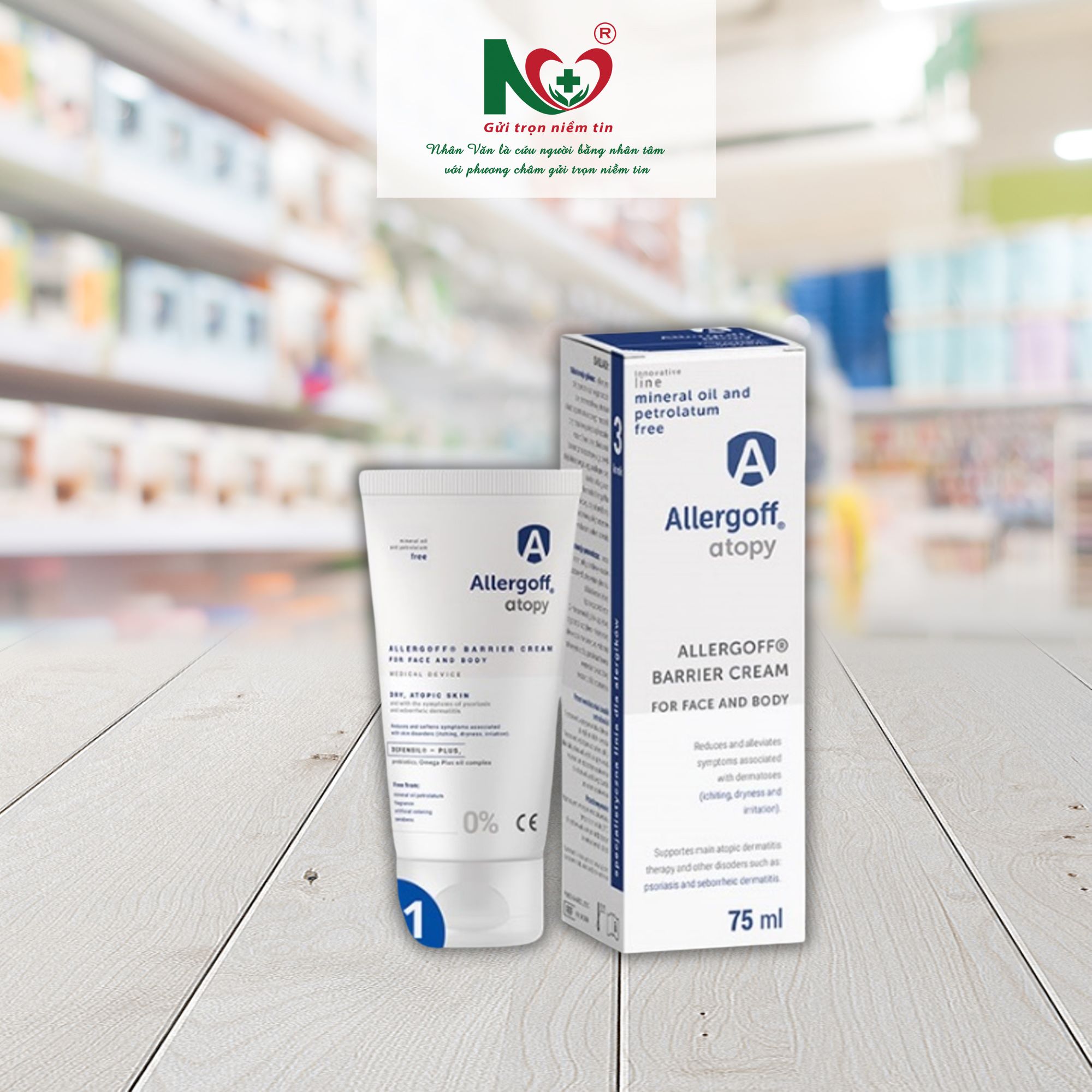 Nhà thuốc Nhân văn. ALLERGOFF ATOPY ICB PHARMA 75ML - Bảo vệ và dưỡng ...