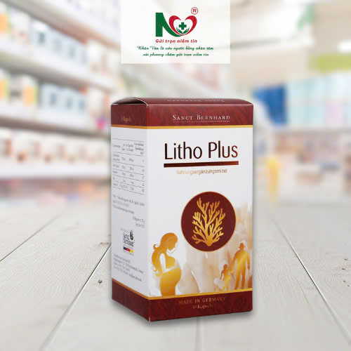 Nhà thuốc Nhân văn. LITHO PLUS – Bổ sung canxi từ tảo biển đỏ