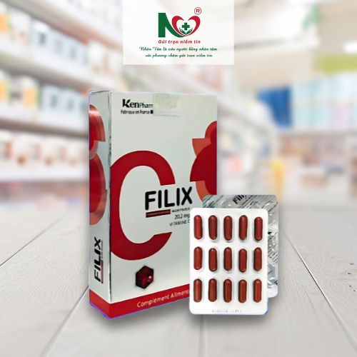 Nhà thuốc Nhân văn. FILIX KENPHARMA– VIÊN UỐNG BỔ SUNG SẮT